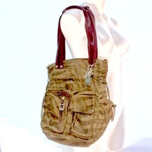 Tyler Rodan | Bags | Tyler Rodan Military Canvas Tote Shoulder | Poshmark